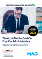 TÉCNICO/A MEDIO-GESTIÓN FUNCIÓN ADMINISTRATIVA DEL SERVICIO ANDALUZ DE ...