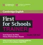 FIRST FOR SCHOOLS TRAINER: AUDIO CDS (3) con ISBN 9781107692374 | Casa ...