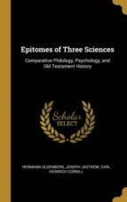 EPITOMES OF THREE SCIENCES | | Wentworth Press | Casa del Libro