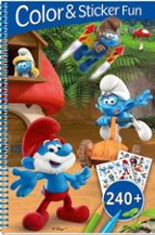 LOS PITUFOS (3D LENTICULAR) (COLOR & STICKER FUN) | | BOOK'N'APP | Casa ...